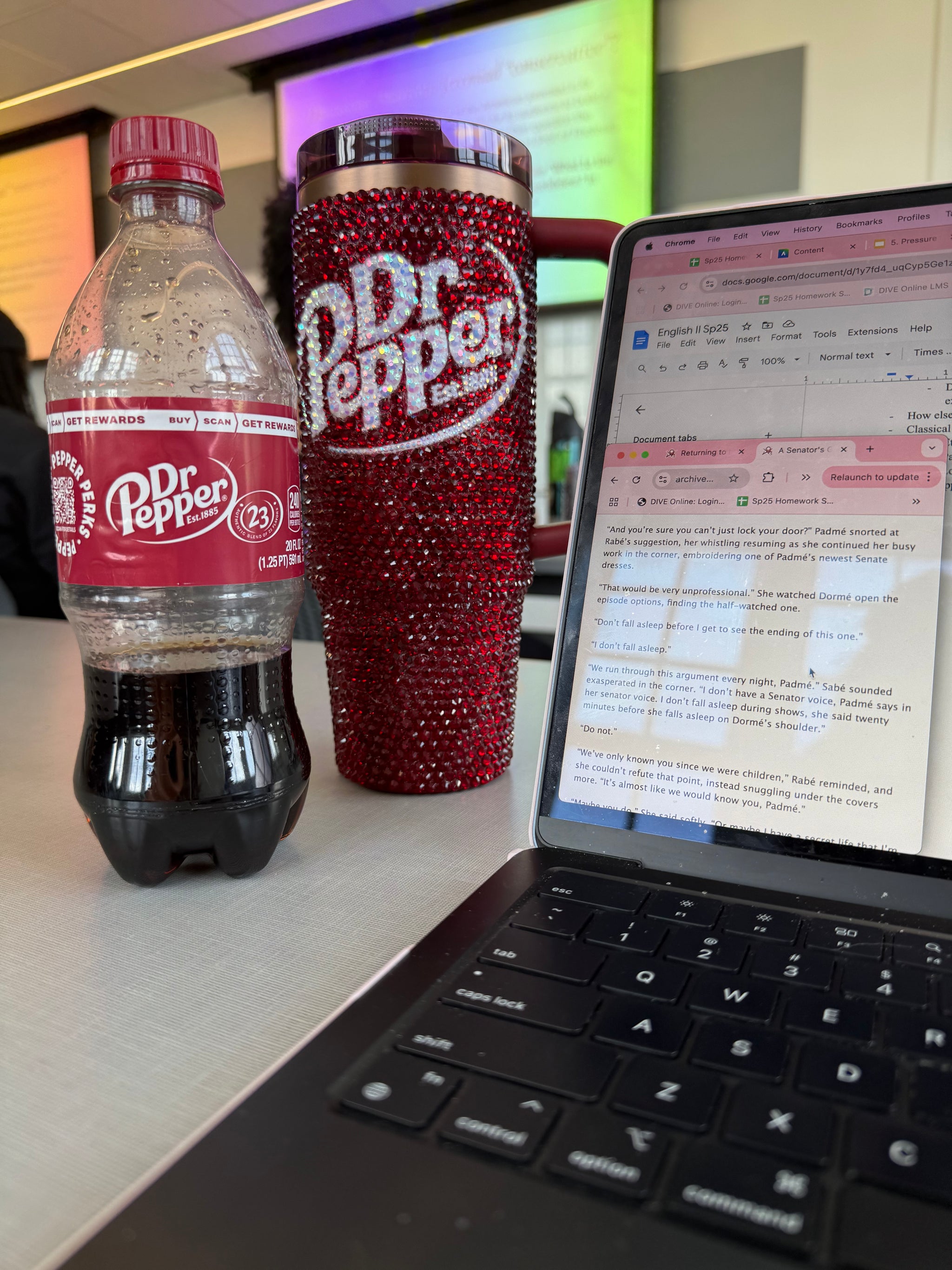 Bling Dr. Pepper 30oz Stanley – Sparkle With Shubi